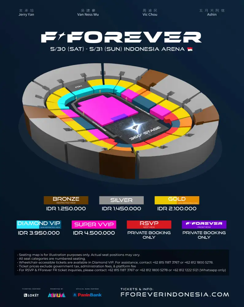 F4 Reunion Concert “F FOREVER” Set for Jakarta in May 2026