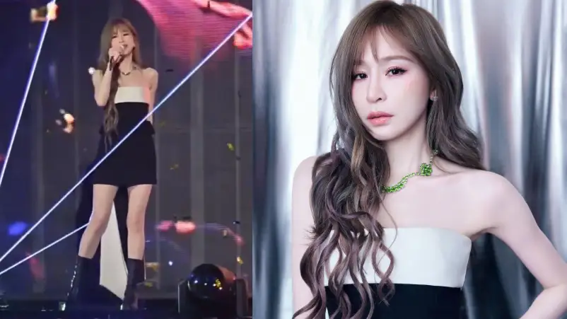 Cyndi Wang Hit by Stage Laser During Shenzhen Concert